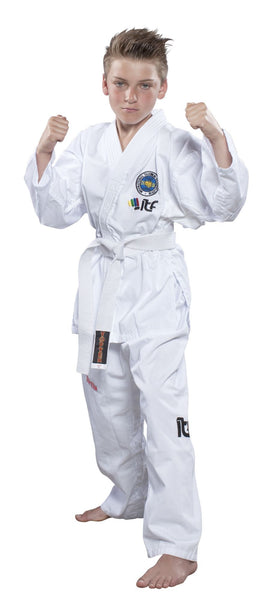 Taekwond-Do Dobok "De-Luxe" (ITF approved) – Kyoshi Martial Arts Supply ...